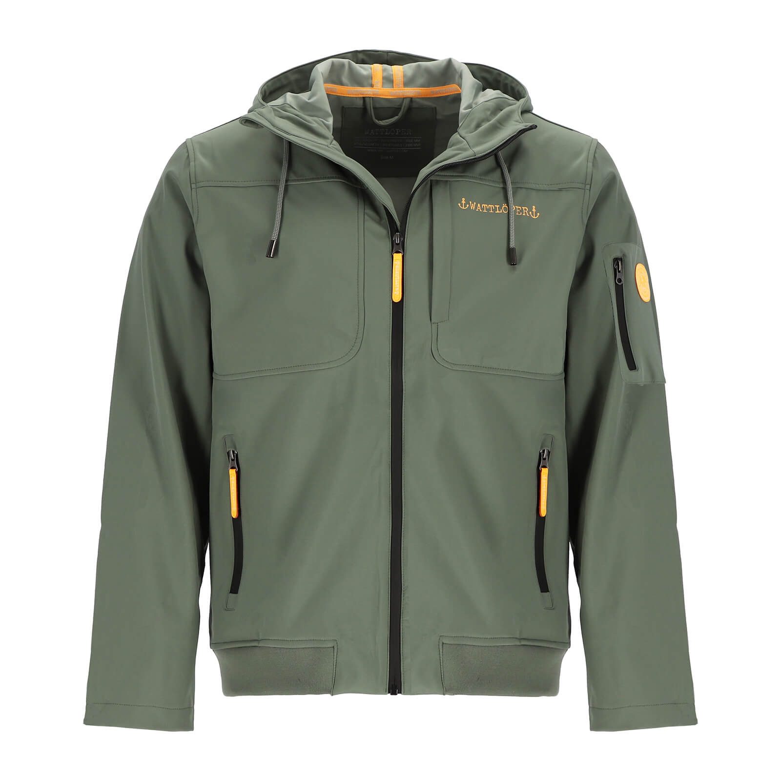 Wattlöper Softshelljacke 62531SH Herren Softshell-Blouson Kapuze ...