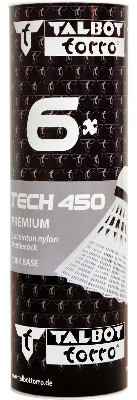 Talbot-Torro Federball Badm.-Ball TECH 450 Korb:white, Spe