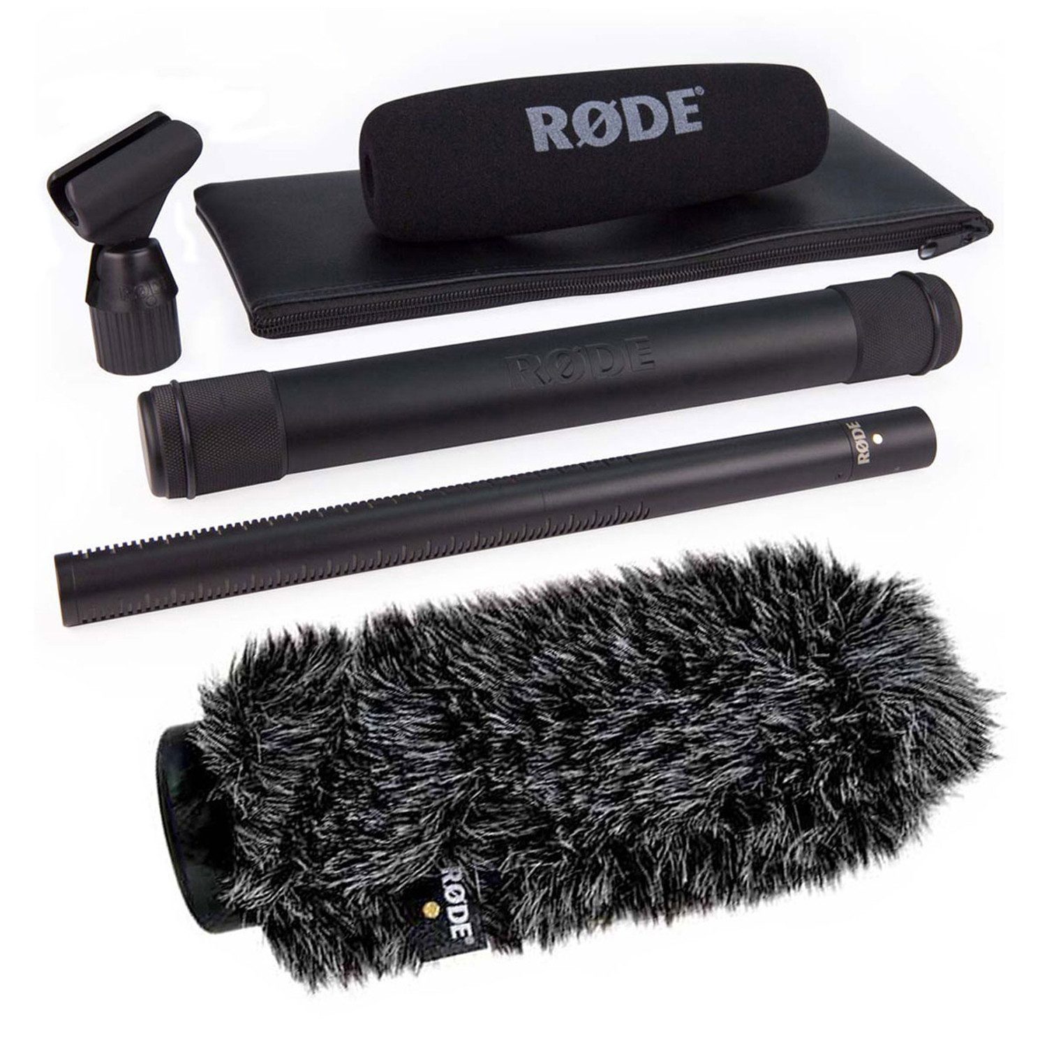 RØDE Mikrofon Rode NTG-3 B Black mit WS7 Fell-Windschutz