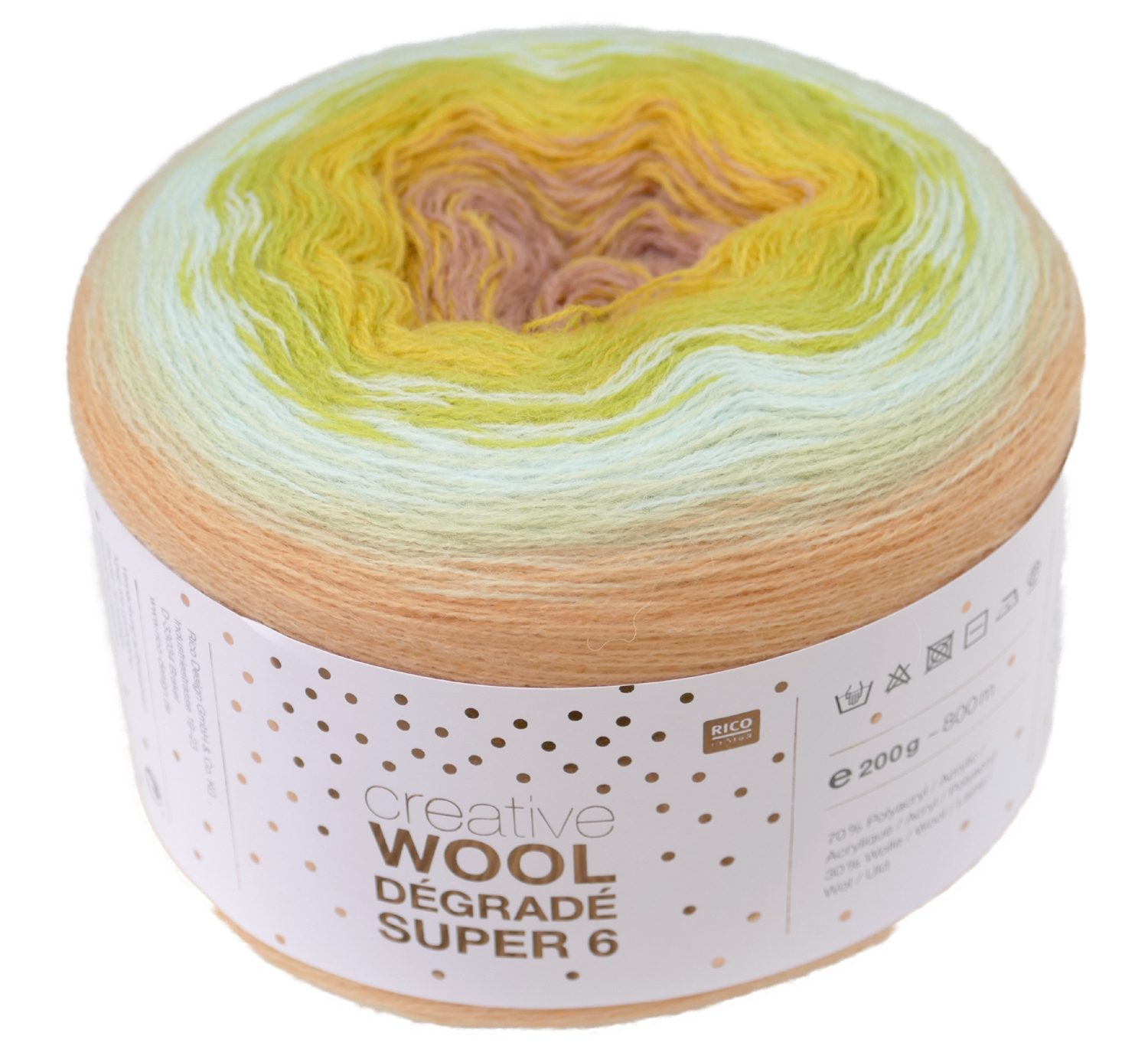 Rico Design Creative Wool Degrade & Super6 Farbverlaufswolle Stricken ...