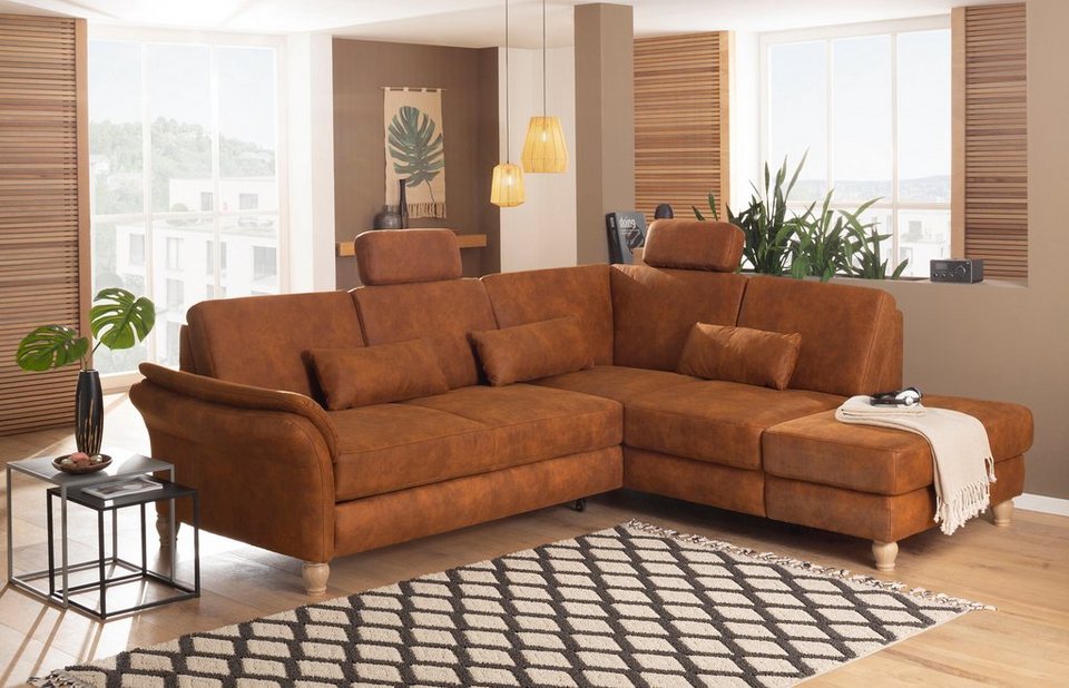 Home Affaire Ecksofa Palace L Form Incl Sitztiefenverstellung
