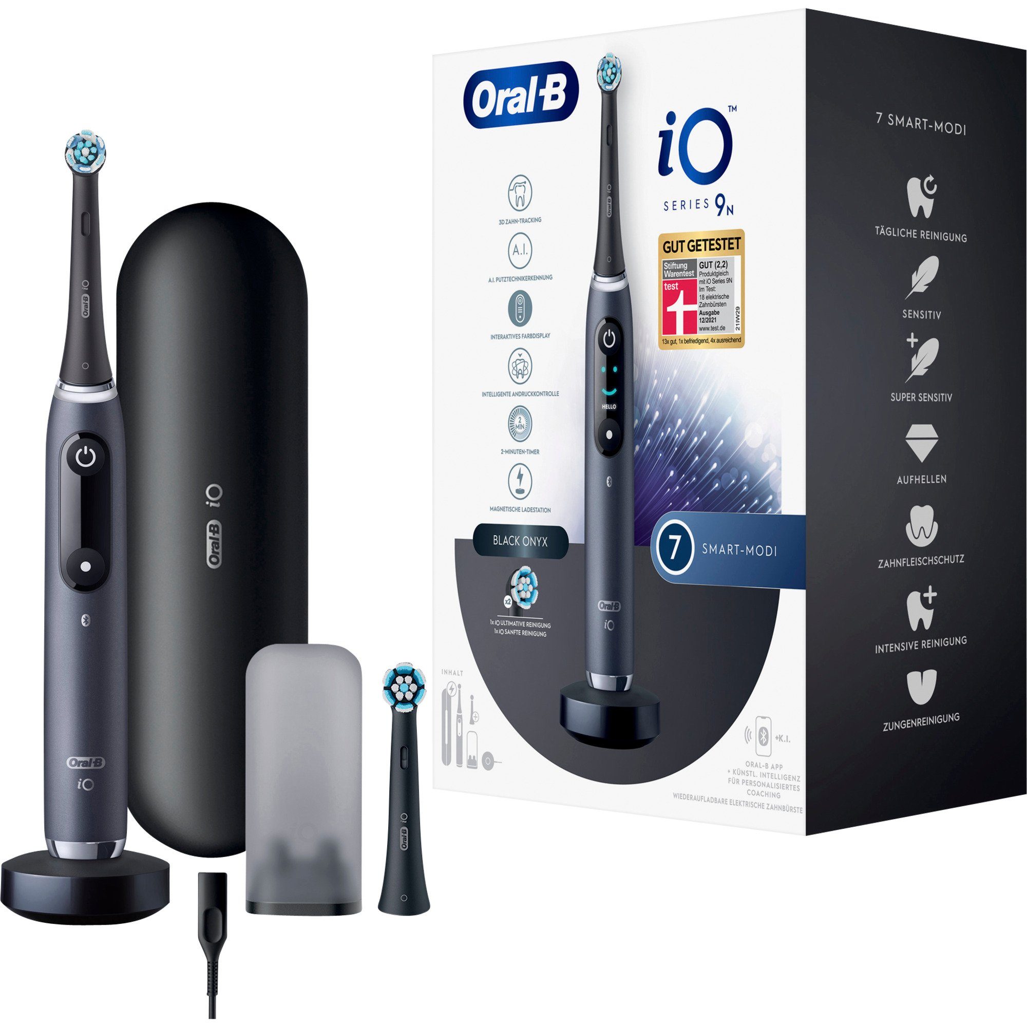 Braun Elektrische Zahnbürste Oral-B iO Series 9N, Black Onyx