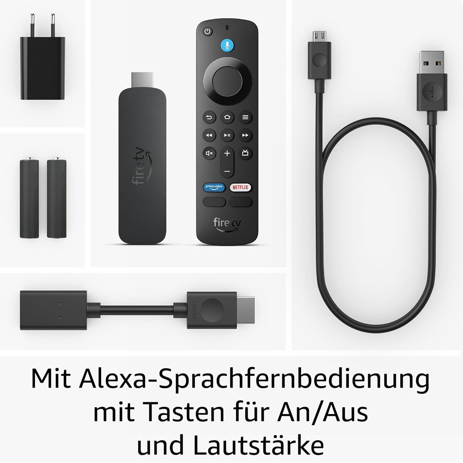 Amazon Streaming-Stick Fire TV Stick 4K PLUS (Neueste Generation) Wi-Fi ...