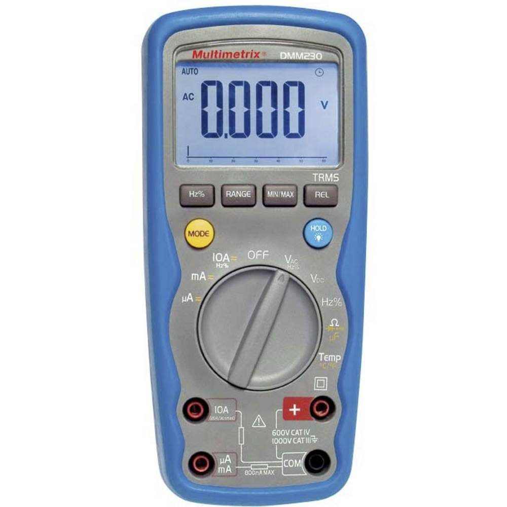 ᐅ Multimetrix Multimeter Hand-Multimeter, Wasserdicht (IP67), HOLD ...