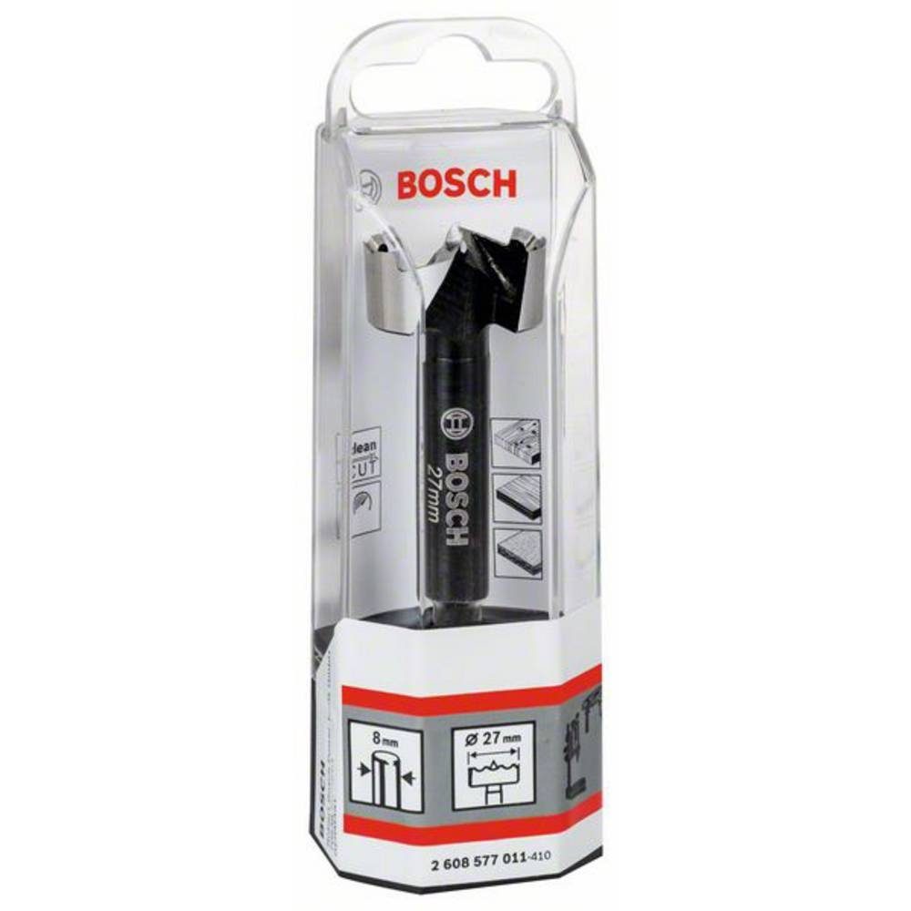 BOSCH Holzbohrer Forstnerbohrer, DIN 7483 G, 27 x 90 mm, d 8 mm ...