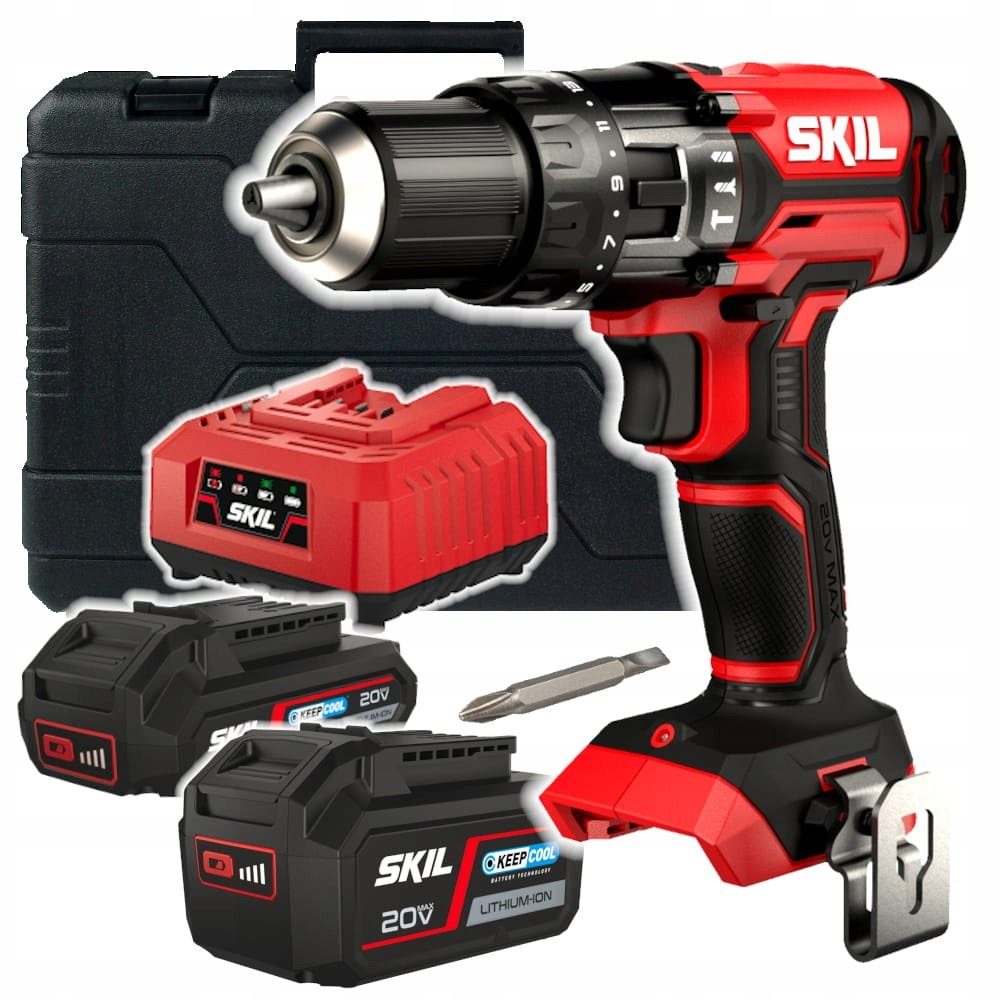 SKIL Akku-Bohrschrauber Skil CD1E3018HE 20V Akku Bohrschrauber, 20 V