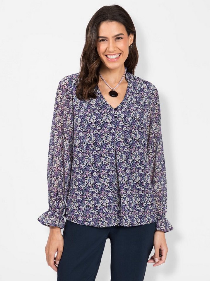 Witt Klassische Bluse Bluse Blickdicht Durch Futter