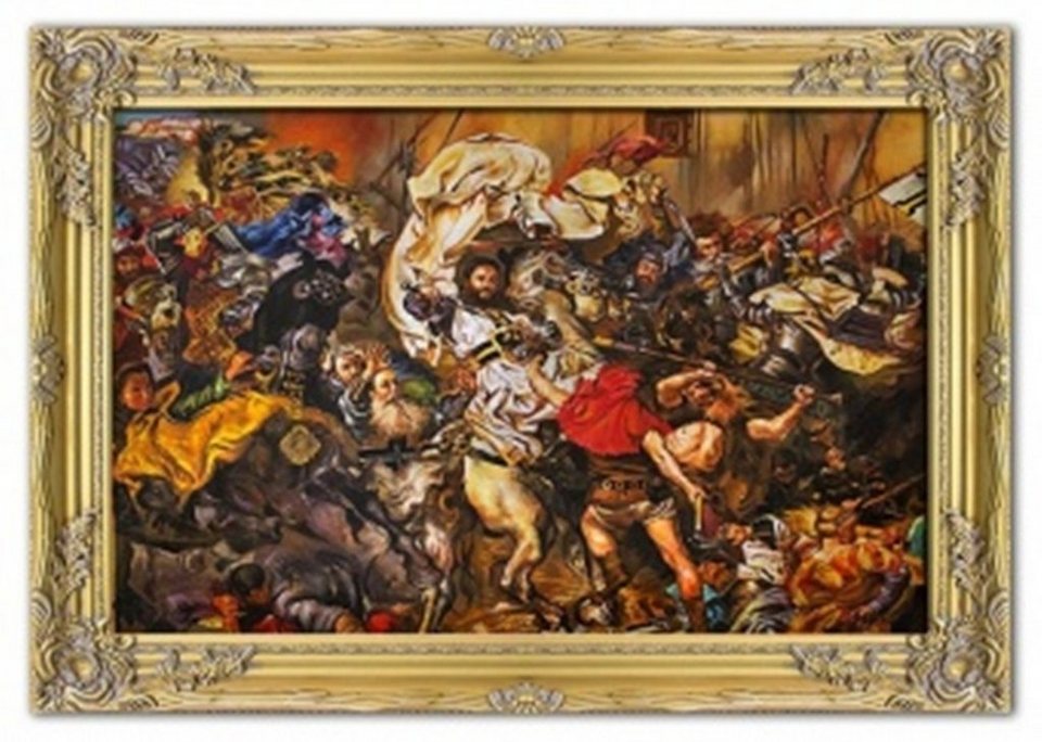 Jvmoebel Ölbild Gemälde Ölbild Bild Rahmen Barock Bilder Jan Matejko