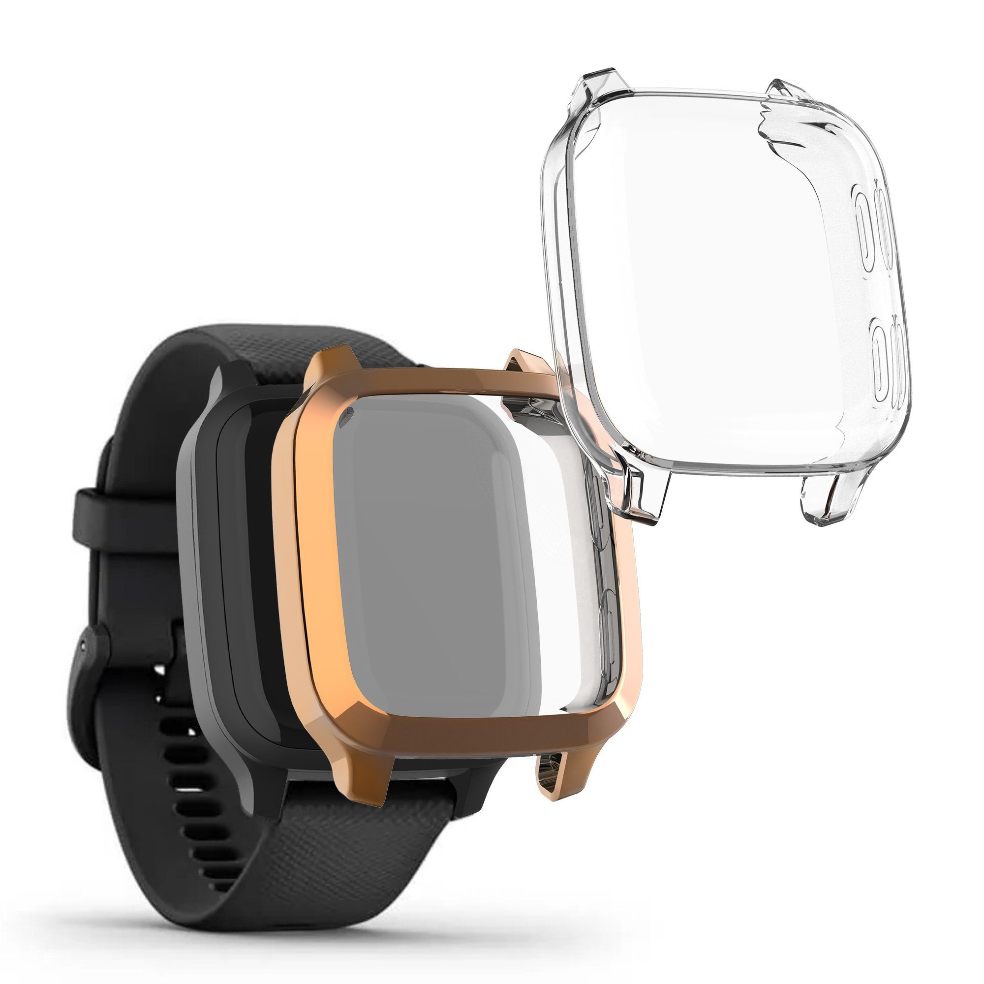 Kwmobile Sleeve 2x Hülle Für Garmin Venu Sq Music Sq Silikon