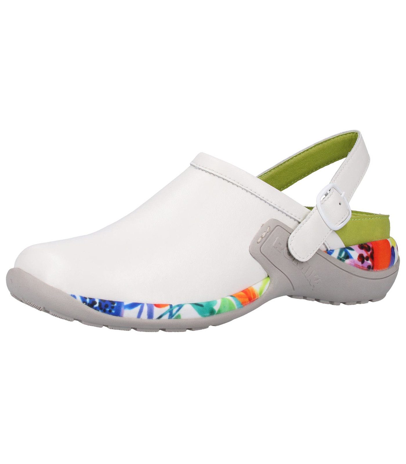 Romika Clogs Leder Clog, Absatzform: Blockabsatz