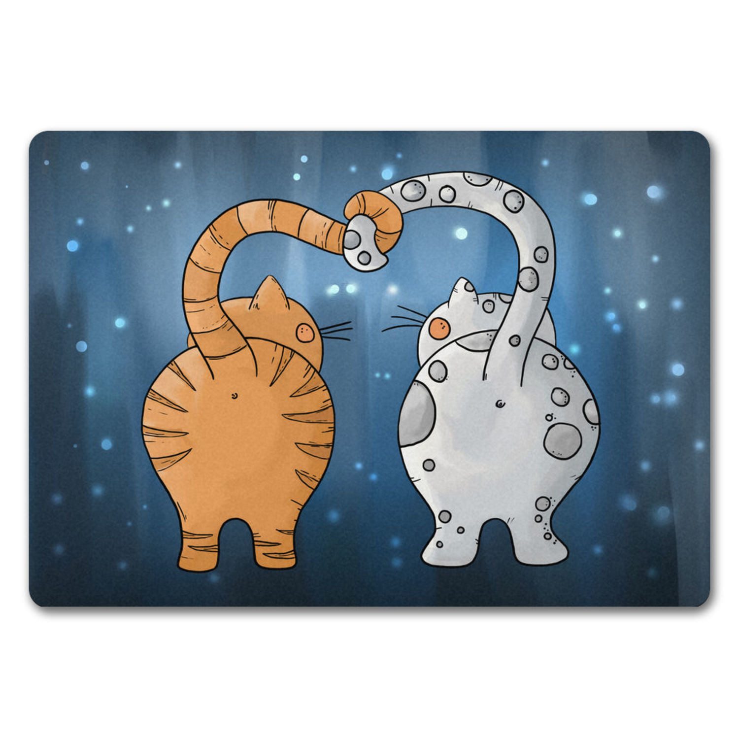Fußmatte Fußmatte Randlos Mit Katzen Motiv Fußabtreter Türmatte