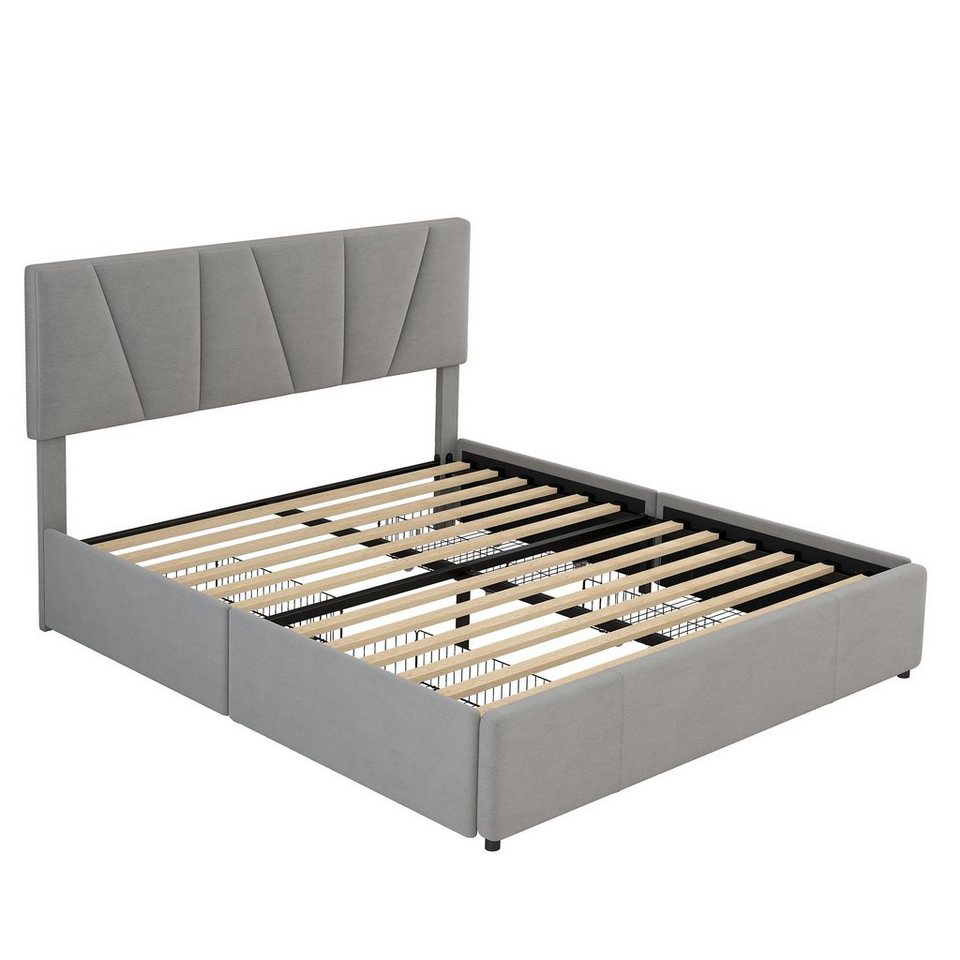 Hauss Sploe Bett Polsterbett Doppelbett Funktionsbett Bettrahmen Mit