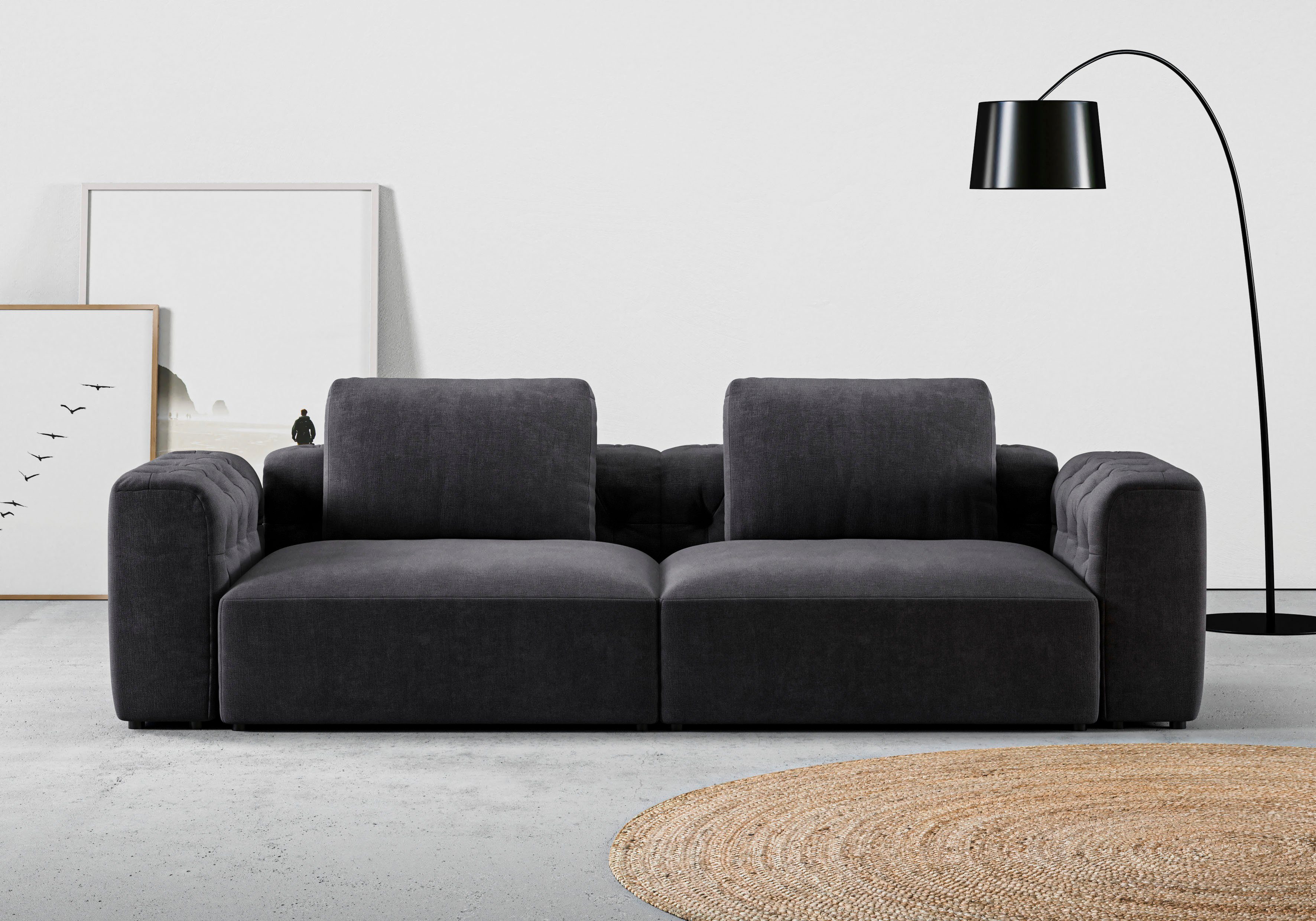 Raumid 25 Sitzer Cushid Modulsofa Bestehend Aus 2 Teilen Breite 268 Cm