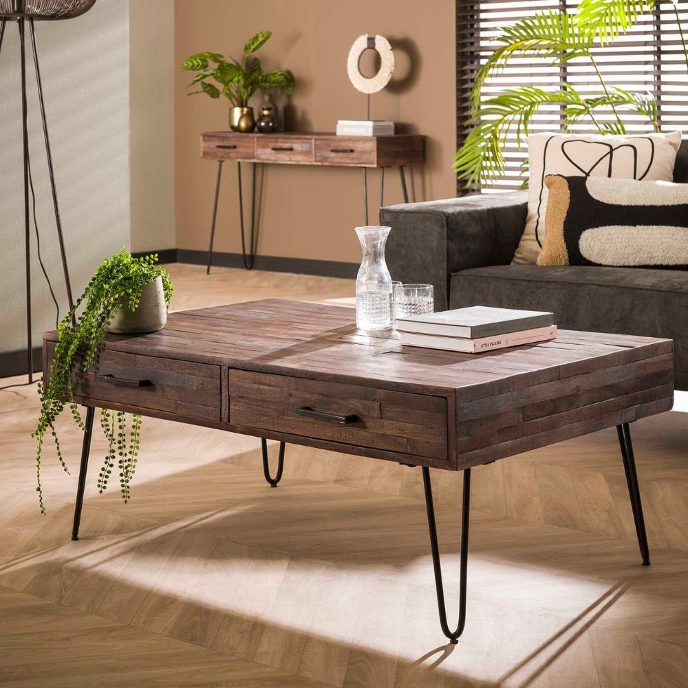 Ringo Living Beistelltisch Massivholz Couchtisch Dorisa Mit 2