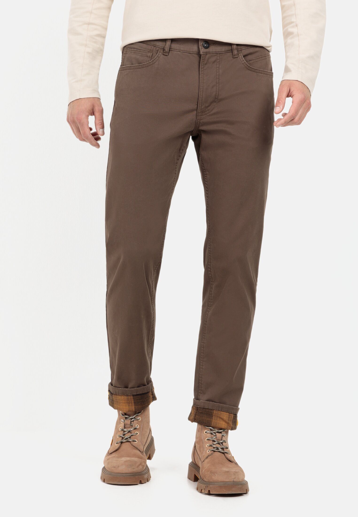 camel active 5-Pocket-Jeans 5-Pocket Hose mit Thermofutter Regular Fit ...
