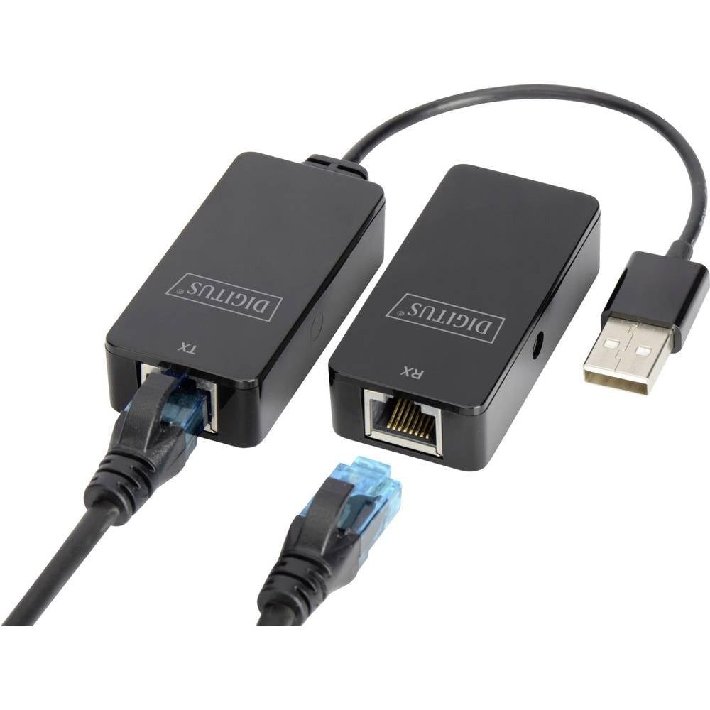 Digitus USB 2 Extender, über Cat5/5e/6 (UTP, STP or SFT) USB-Adapter ...
