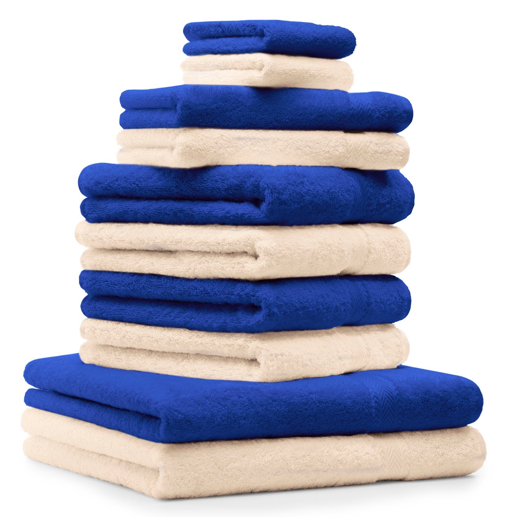 Betz Handtuch Set 10 Tlg Handtuch Set Classic 100 Baumwolle Farbe
