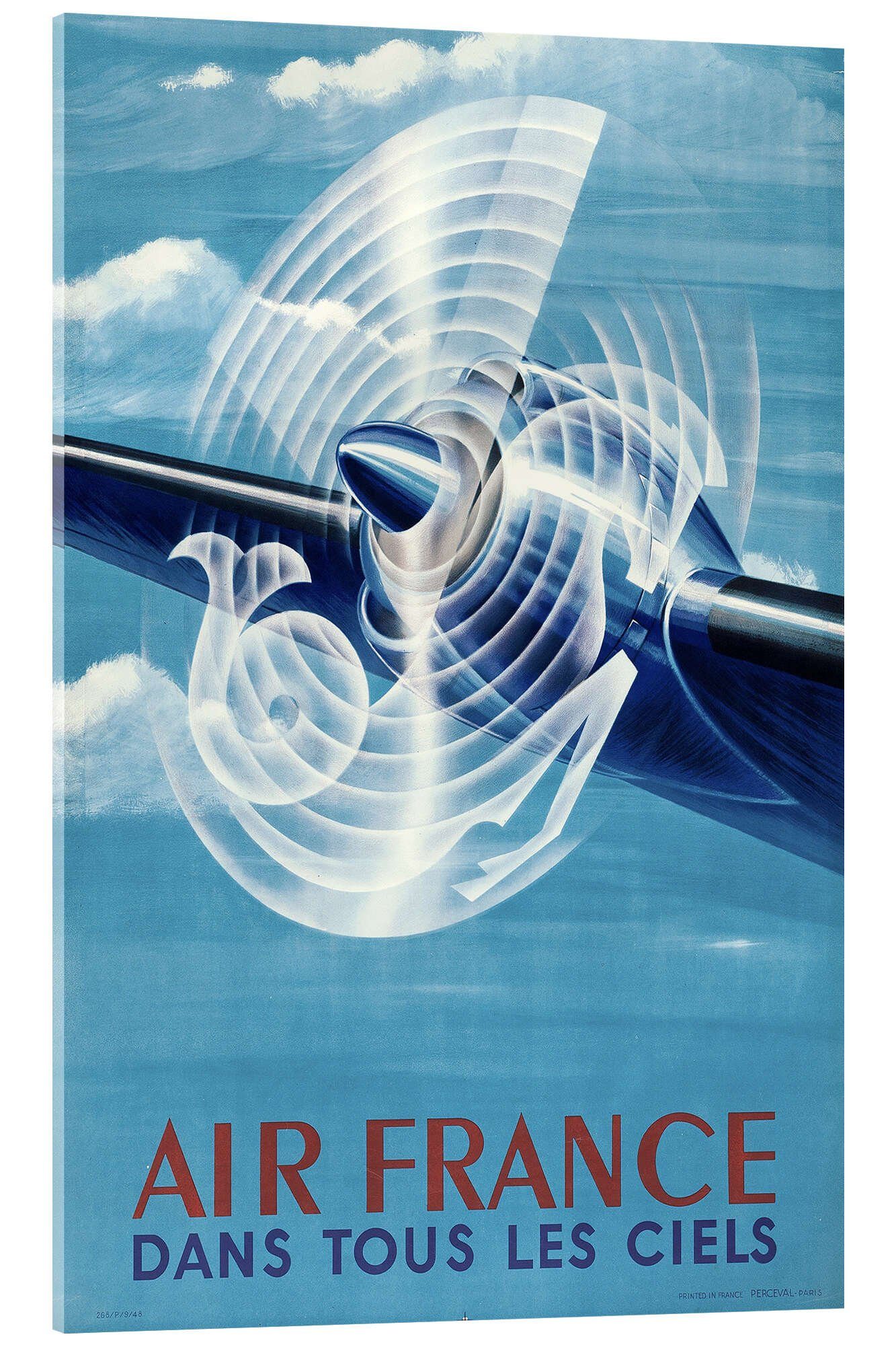 Posterlounge Acrylglasbild Vintage Travel Collection In Jeden Himmel