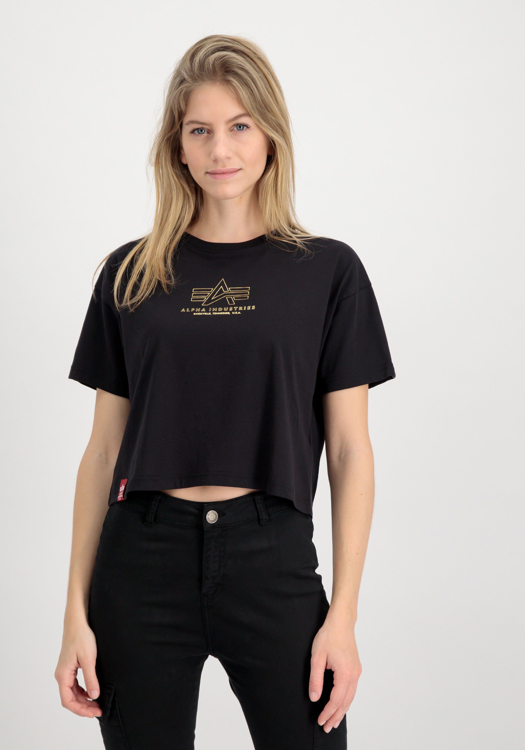 Alpha Industries T-Shirt Alpha Industries Women - T-Shirts Basic T-Shirt COS ML FP Wmn