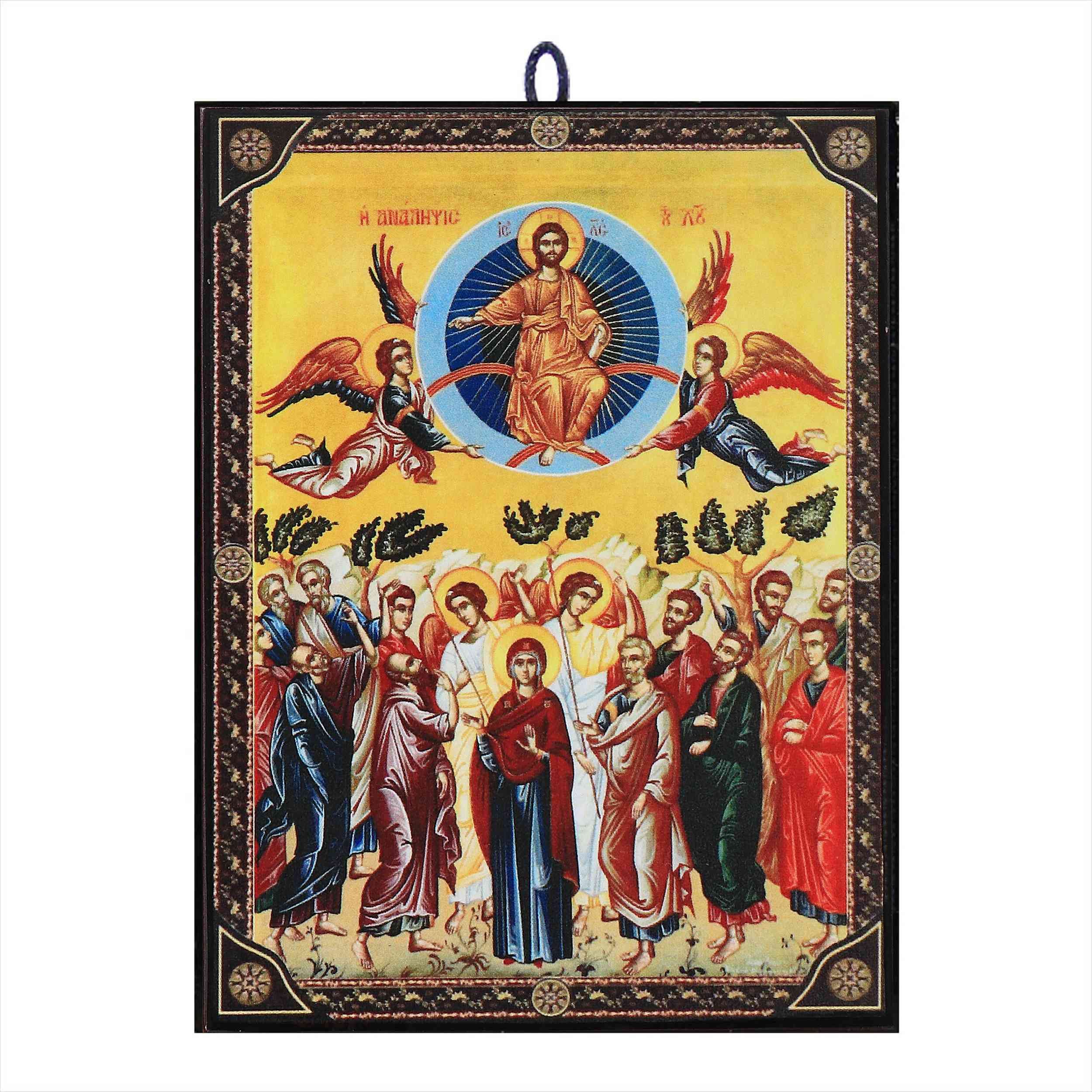 NKlaus Bild Ikone Christi Himmelfahrt orthodox Zertifizierte Reproduktion aus Grie, Religion ...