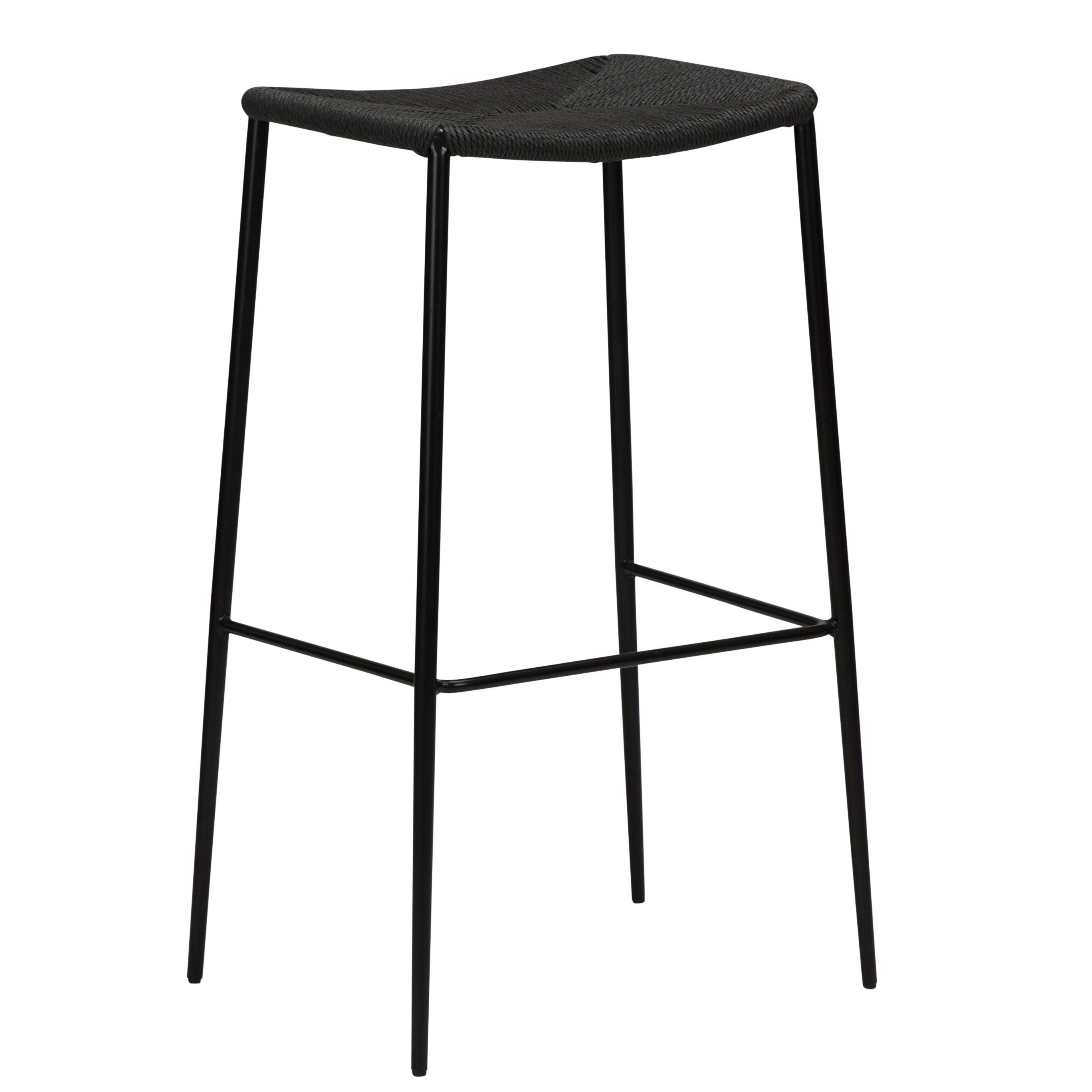Ebuy24 Barhocker 2er Set Danform Stiletto Barhocker Papier Schwarz