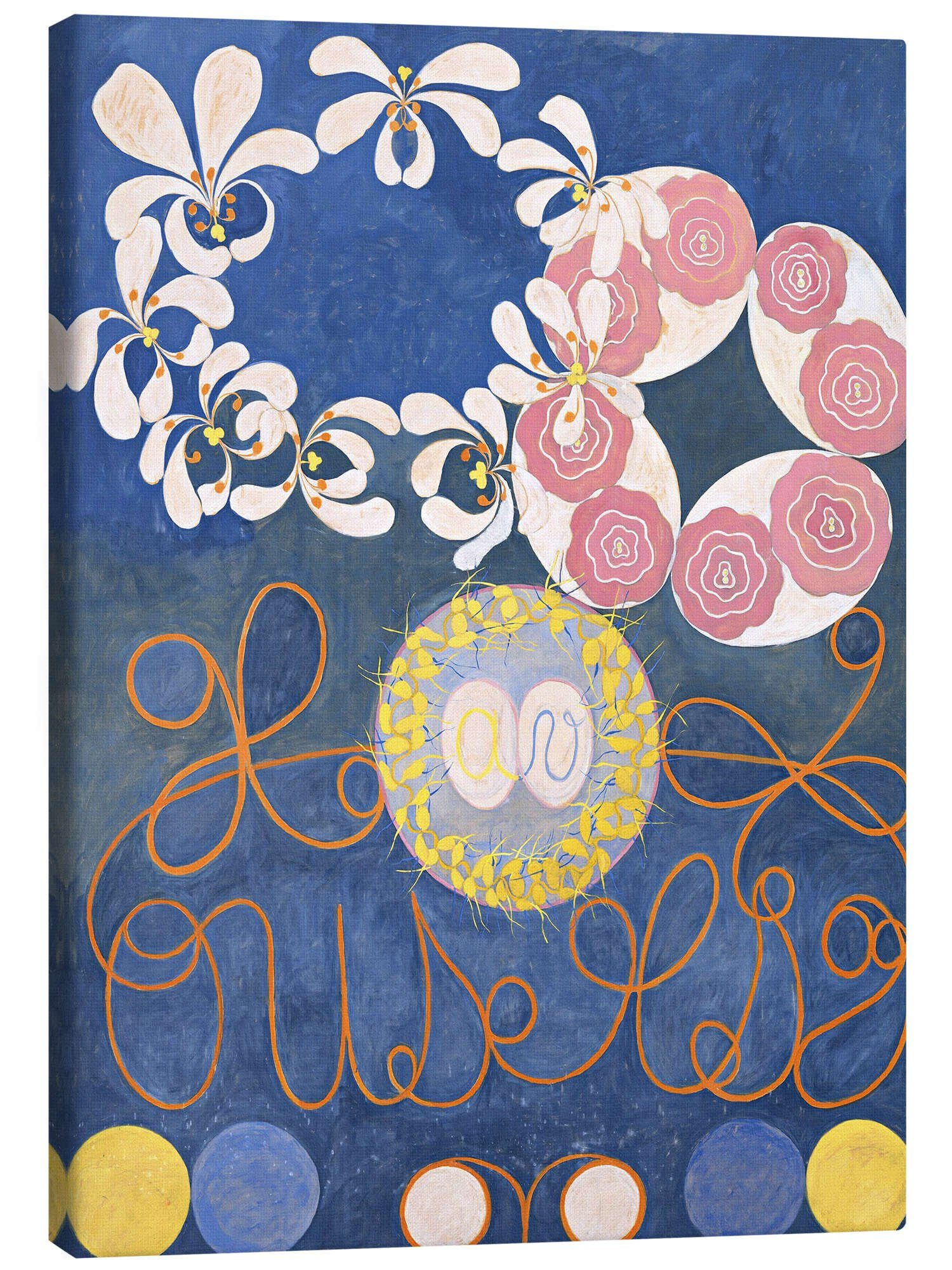 Posterlounge Leinwandbild Hilma Af Klint Die Zehn Größten Nr 1