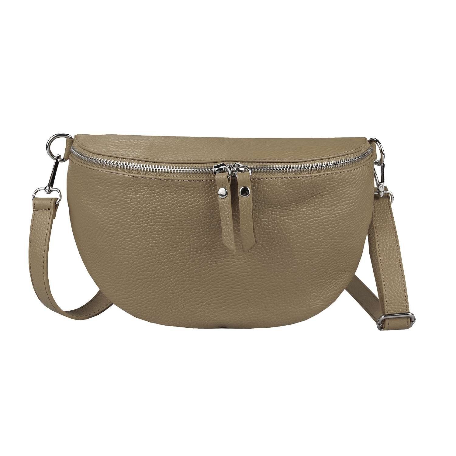 ITALYSHOP24 Bauchtasche »Damen Leder Gürteltasche Hüfttasche Cross Body ...