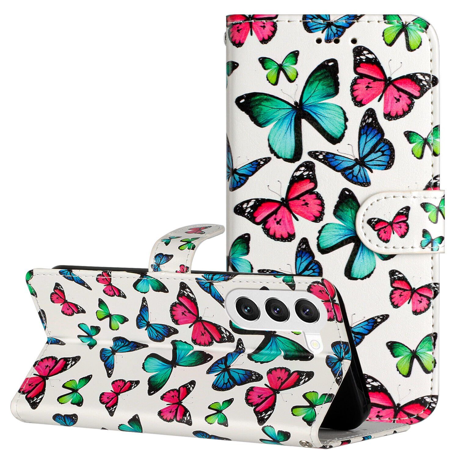 CLM-Tech Handytasche Hülle für Samsung Galaxy S23 Plus Tasche aus ...