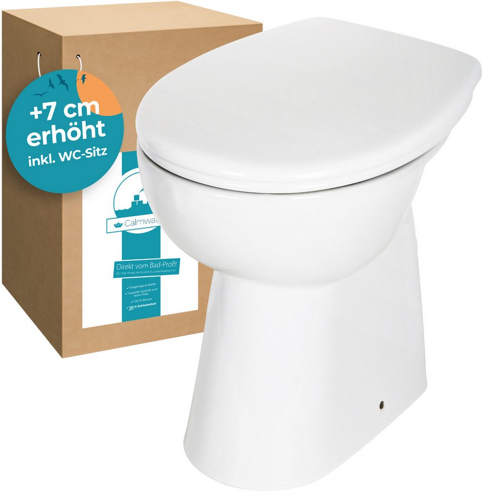 Calmwaters Tiefspül Wc Bodenstehend Abgang Waagerecht Stand Wc