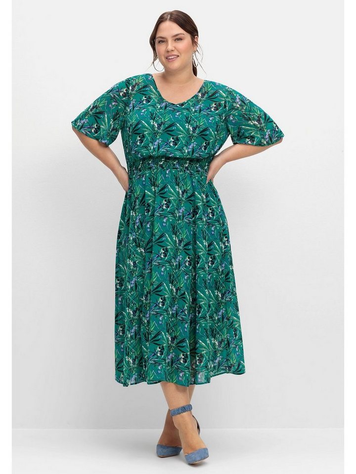 Sheego Abendkleid Große Größen aus Chiffon, mit Unterkleid Sheego Abendkleid Große Größen aus Chiffon, mit Unterkleid