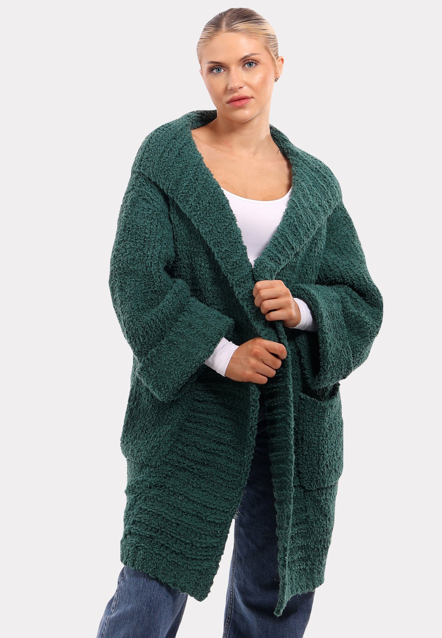Yc Fashion And Style Cardigan Flauschige Komfort Strickjacke Elegance