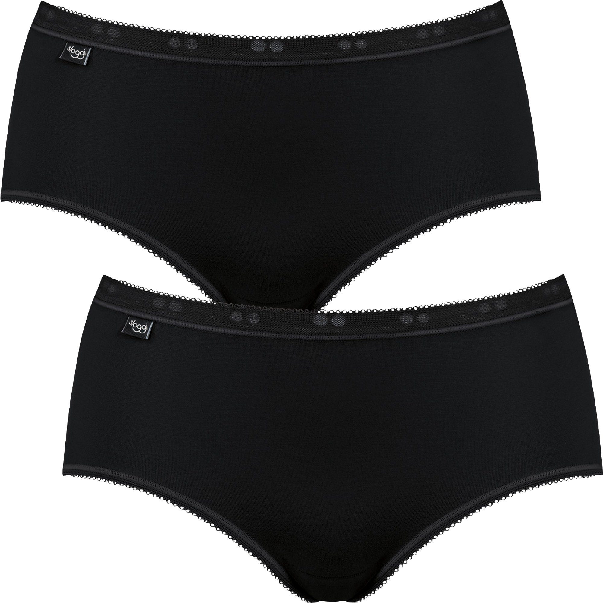 Sloggi Slip Damen Hüftslip Basic 2er Pack Uni