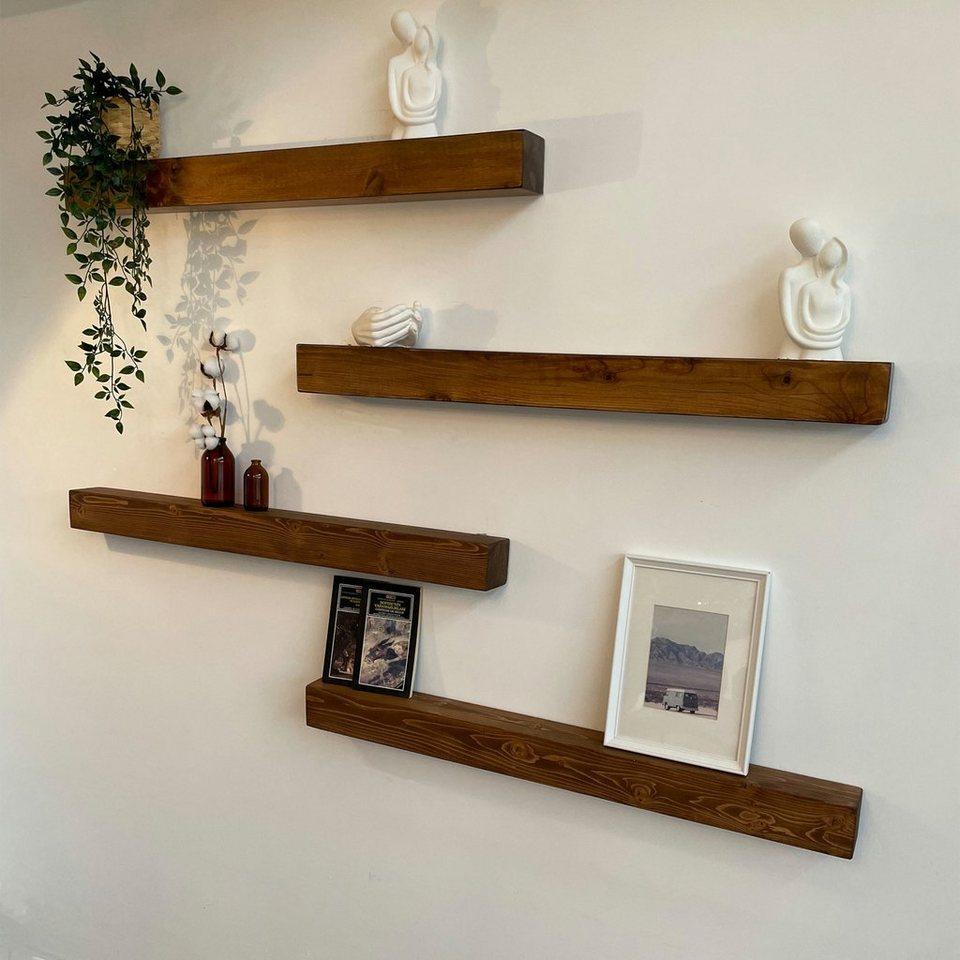 Encasa Wandregal 2 Tlg Munkebo Wandboard Im 2er Set 100 X 9 X 9