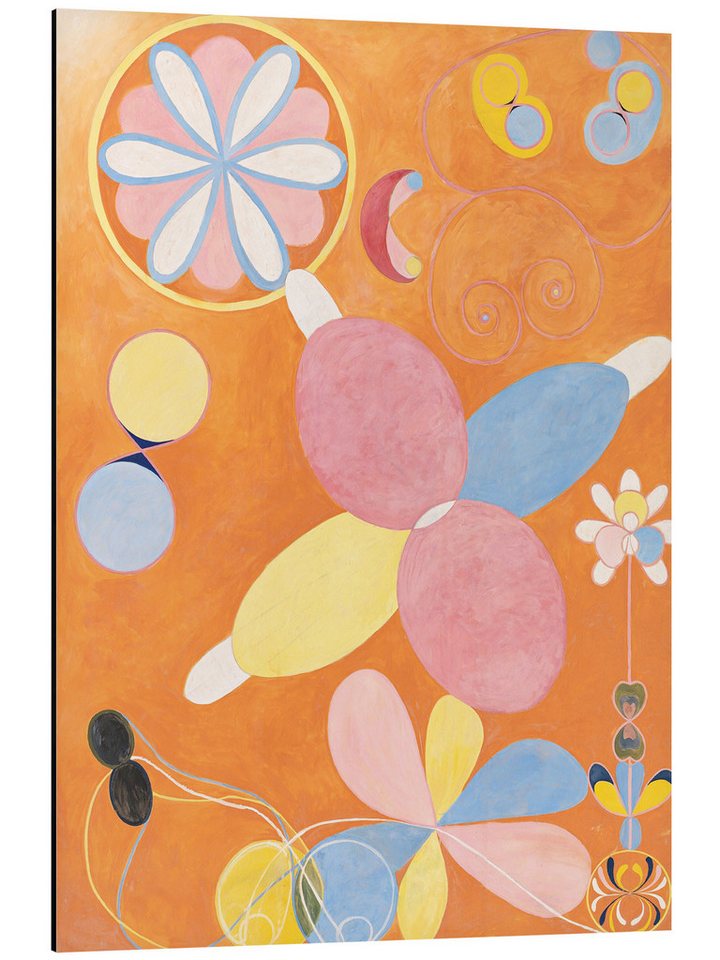 Posterlounge Alu Dibond Druck Hilma Af Klint Die Zehn Größten Nr 4