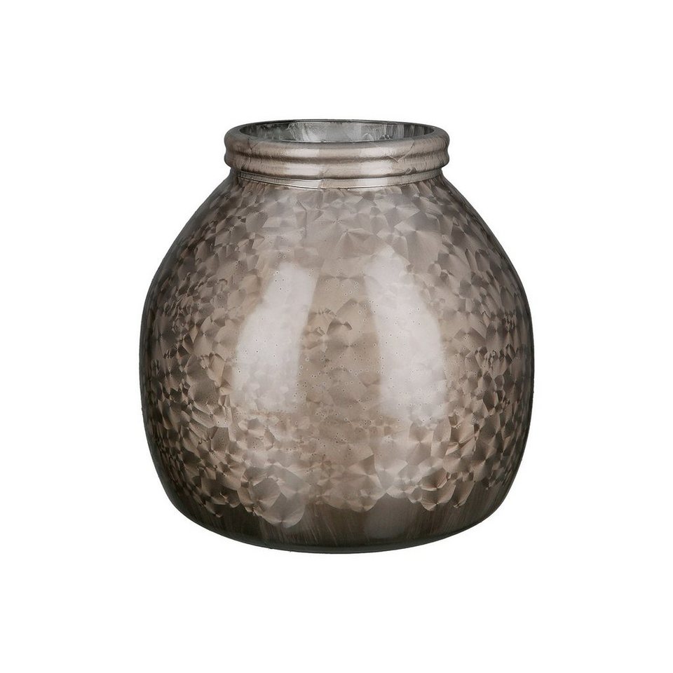 Gilde Dekovase Gilde Vase Montana Gold H 20cm X D 21cm