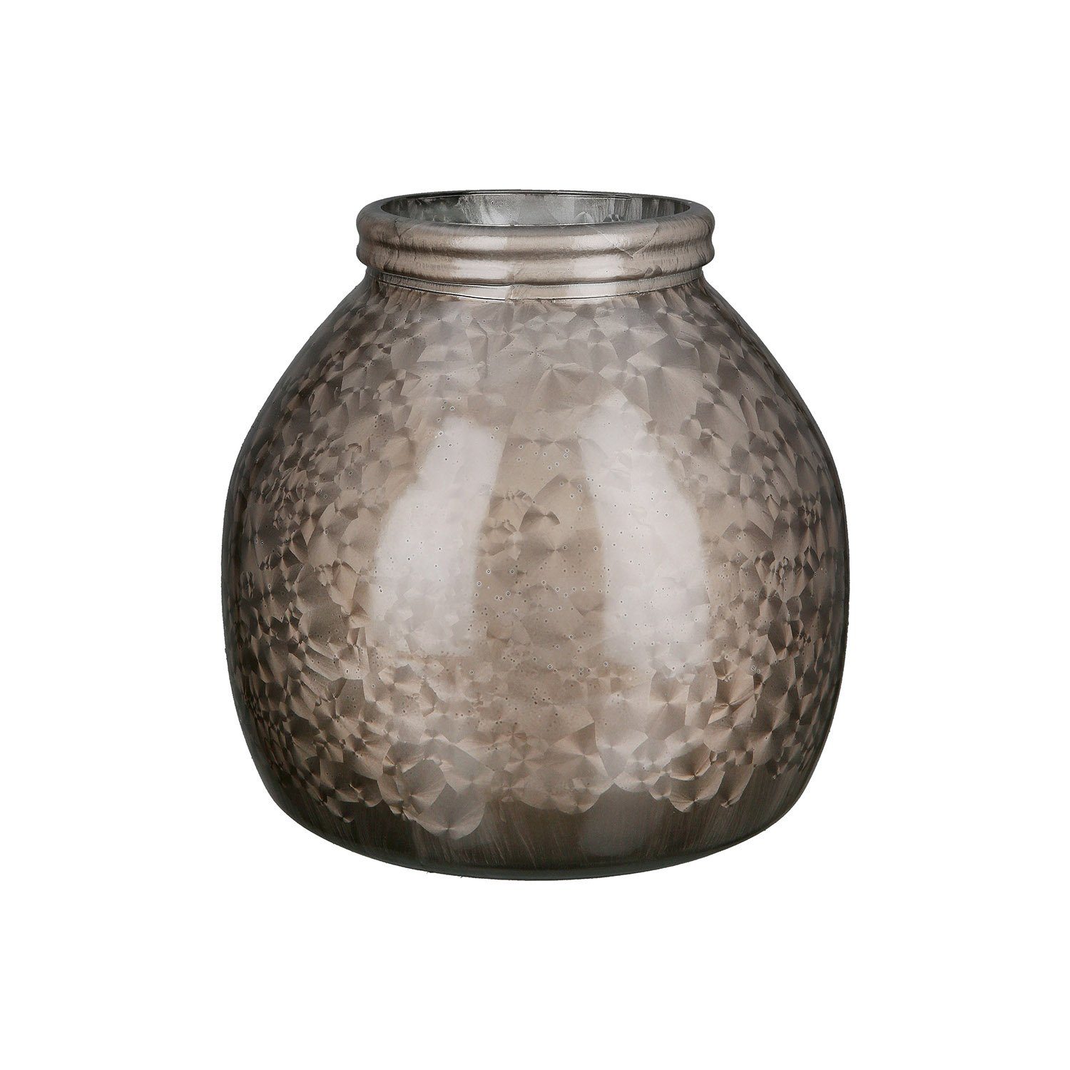 Gilde Dekovase Montana Vase Gold Glas H 20cm Deko Wohnzimmer