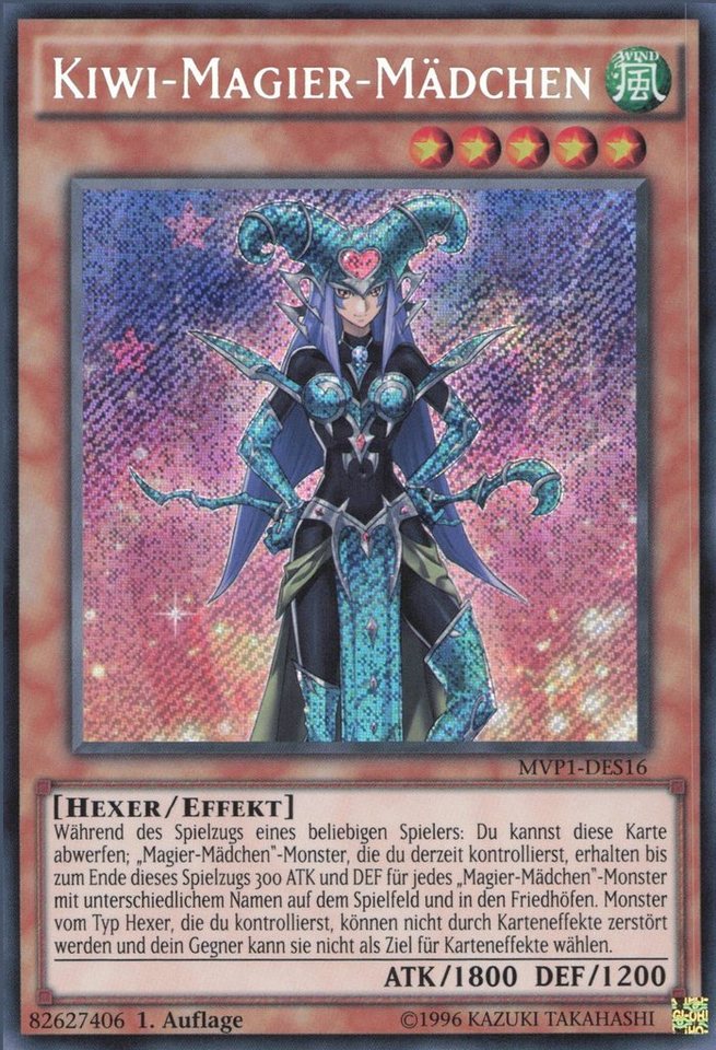 Recollectibles Sammelkarte Yugioh Karte Kiwi Magier Mädchen V 3