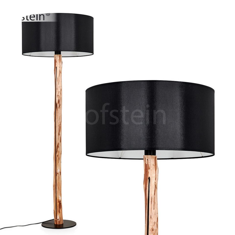 Hofstein Stehlampe Moderne Stehlampe Aus Holzmetallstoff In Natur