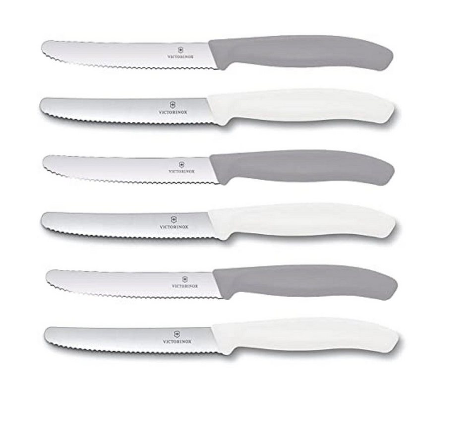 Victorinox Tafelmesser Swiss Classic Limited Edition Cool Grey Weiß