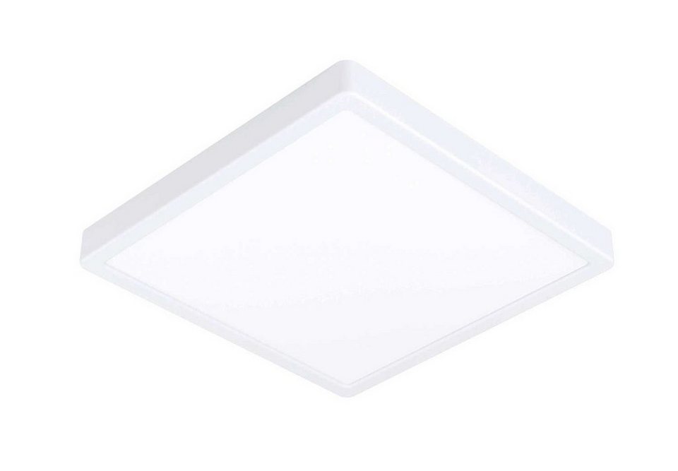 Eglo Led Deckenleuchte Fueva Weiß 1 Flammig Stahl Kunststoff Led