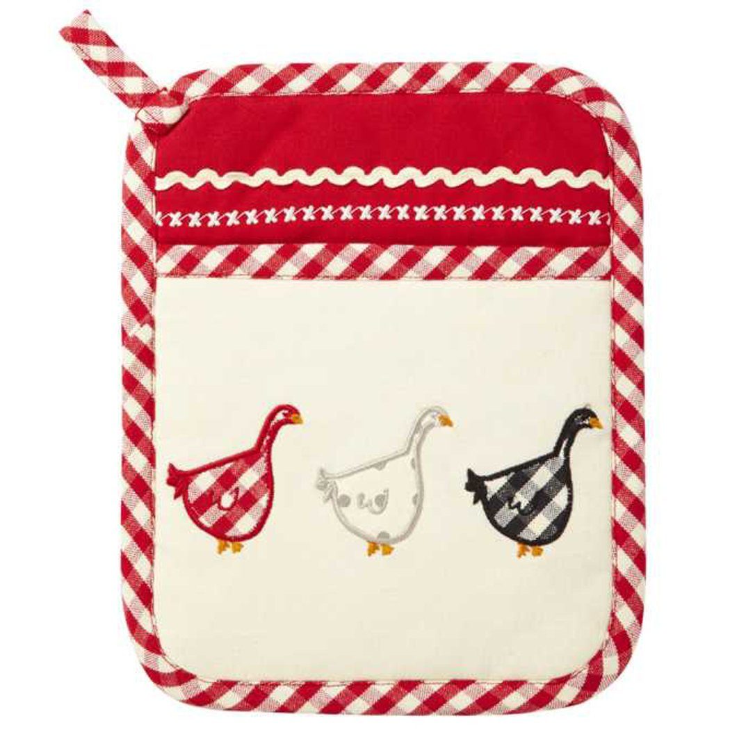Ulster Weavers Topflappen Gingham Geese Set 1 Tlg Set 1x