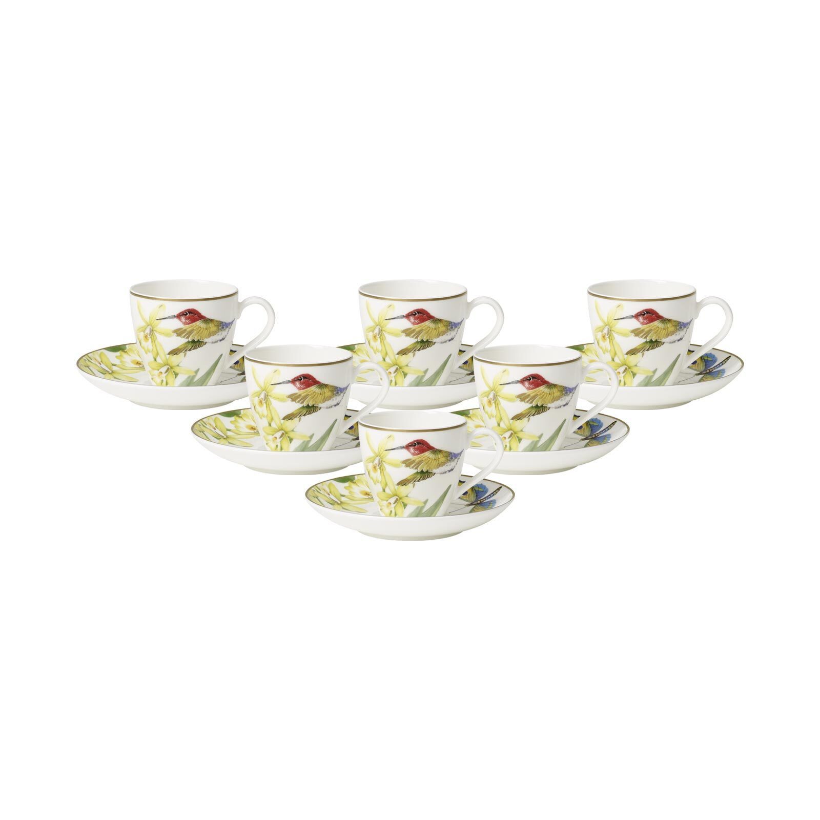 Villeroy And Boch Tasse Amazonia Anmut Espressotassen Mit Untertassen