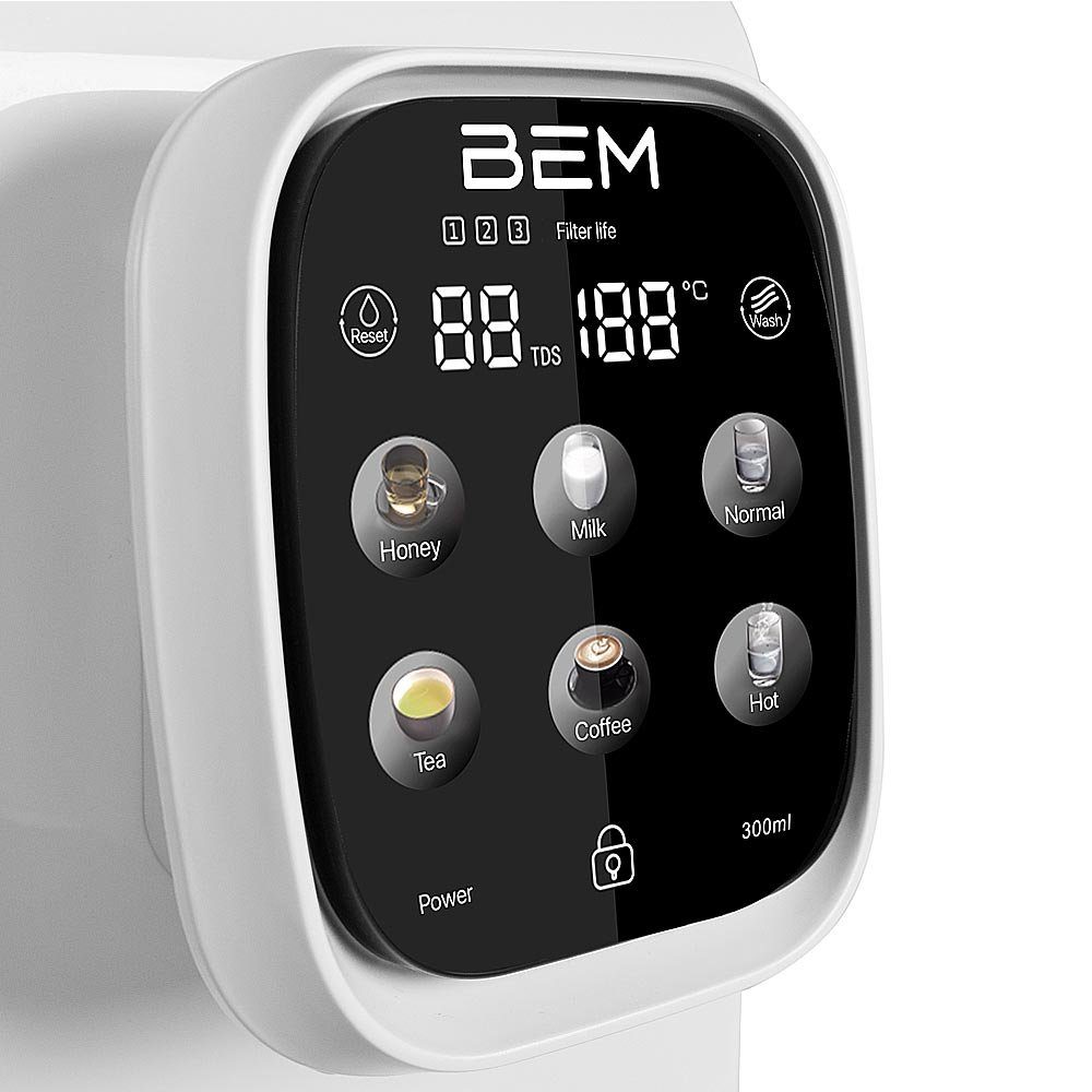 BEM Wasserfilter LUNA, Mit Wassertank