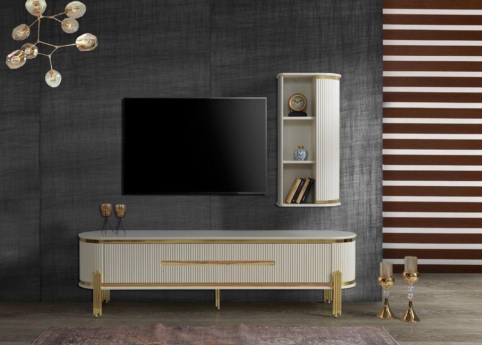 Jvmoebel Lowboard Luxus Tv Schrank Fernseh Ständer Kommode Anrichte