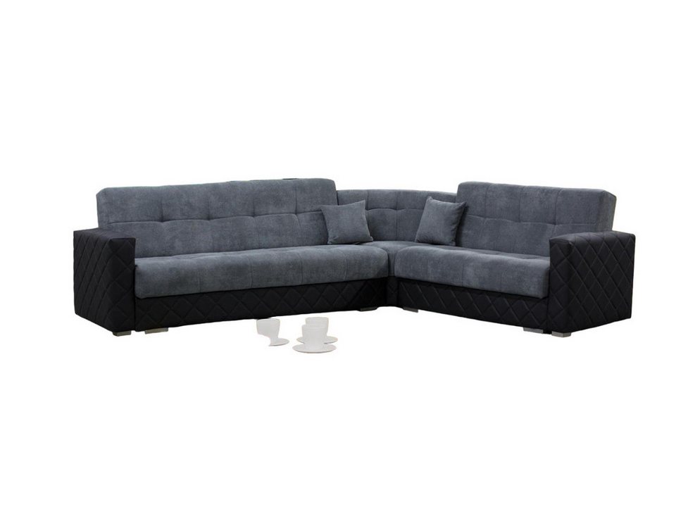 Jvmoebel Ecksofa Luxus Textil L Form Stoff Modern Ecken Couch Sofa