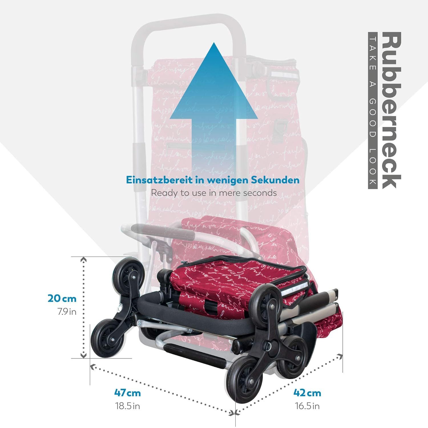 RUBBERNECK Einkaufstrolley Rubberneck Einkaufstrolley - Klappbarer ...