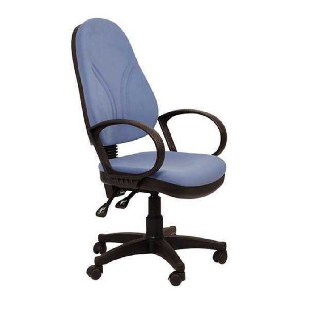 Jvmoebel Bürostuhl Hochwertig Bürostuhl Gaming Stuhl Blauer Bürostuhl
