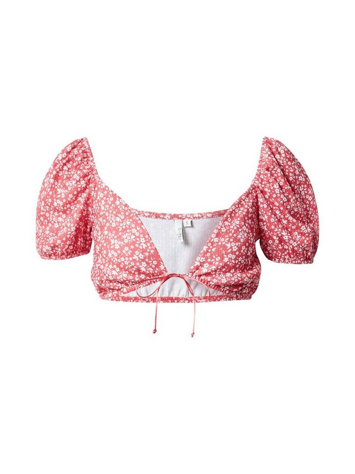 Nly By Nelly Kurzarmbluse 1 Tlg Drapiertgerafft Elastischer Bundsaum