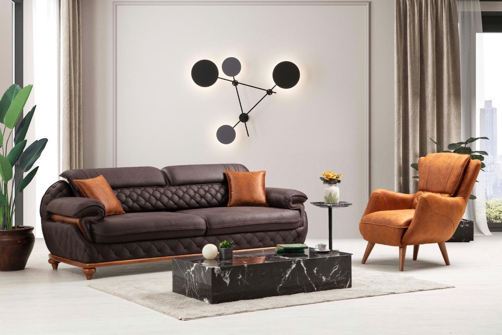 Jvmoebel Wohnzimmer Set Modern Komplett Wohnzimmer Set Sessel Sofa