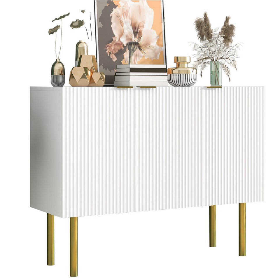 Thanaddo Sideboard Sideboard Mit 3 Türenbuffetschrankmehrzweckschrank